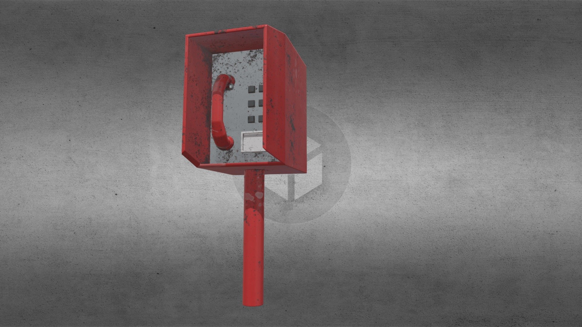 public phone - 3D model by Mochi95 [4b67bfe] - Sketchfab