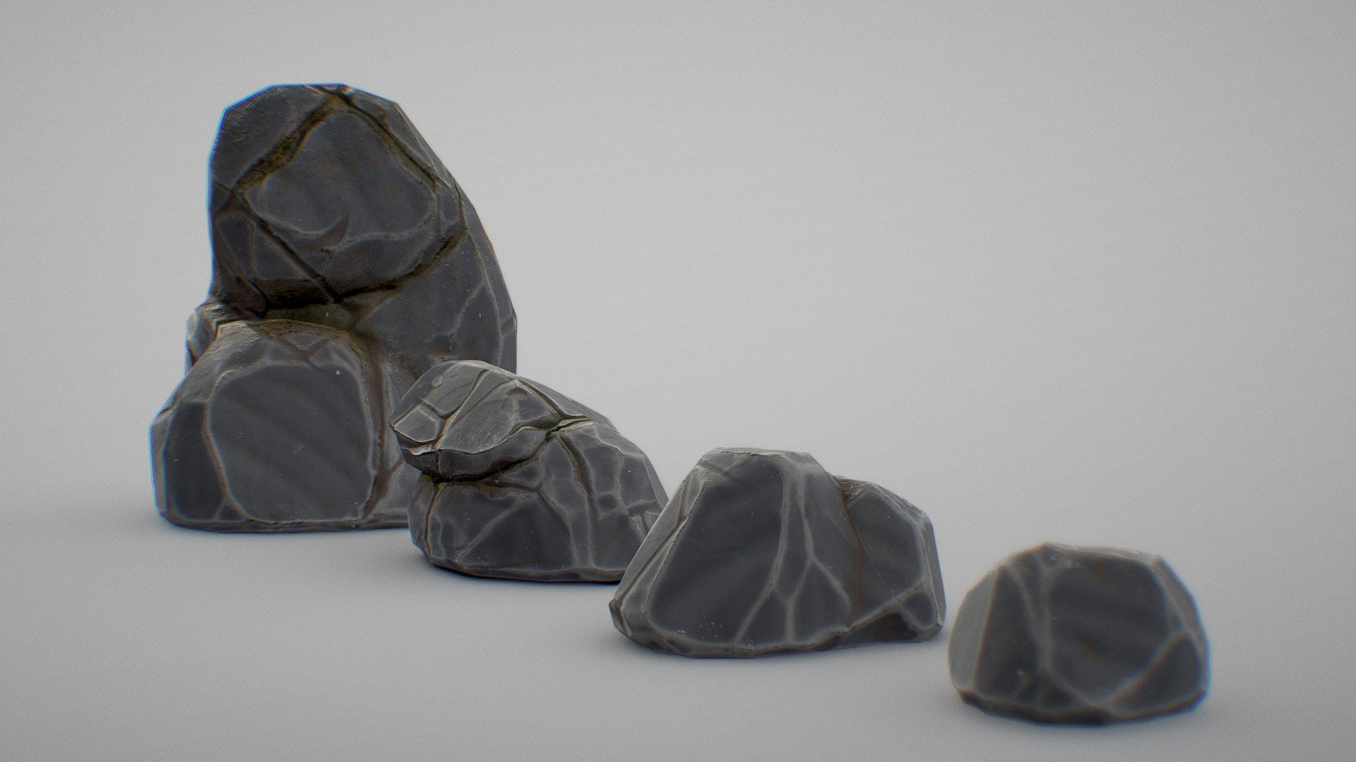 Stylized Rocks - Download Free 3D model by re1monsen [4b68844] - Sketchfab