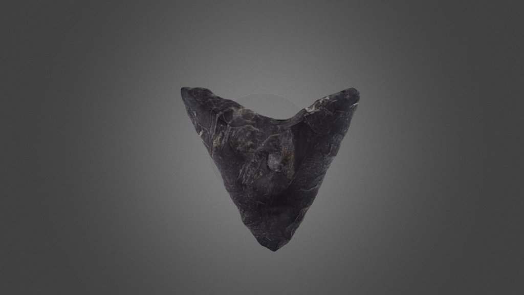 Indian Steps - Triangle Lithic Arrowhead - Download Free 3D model by ...