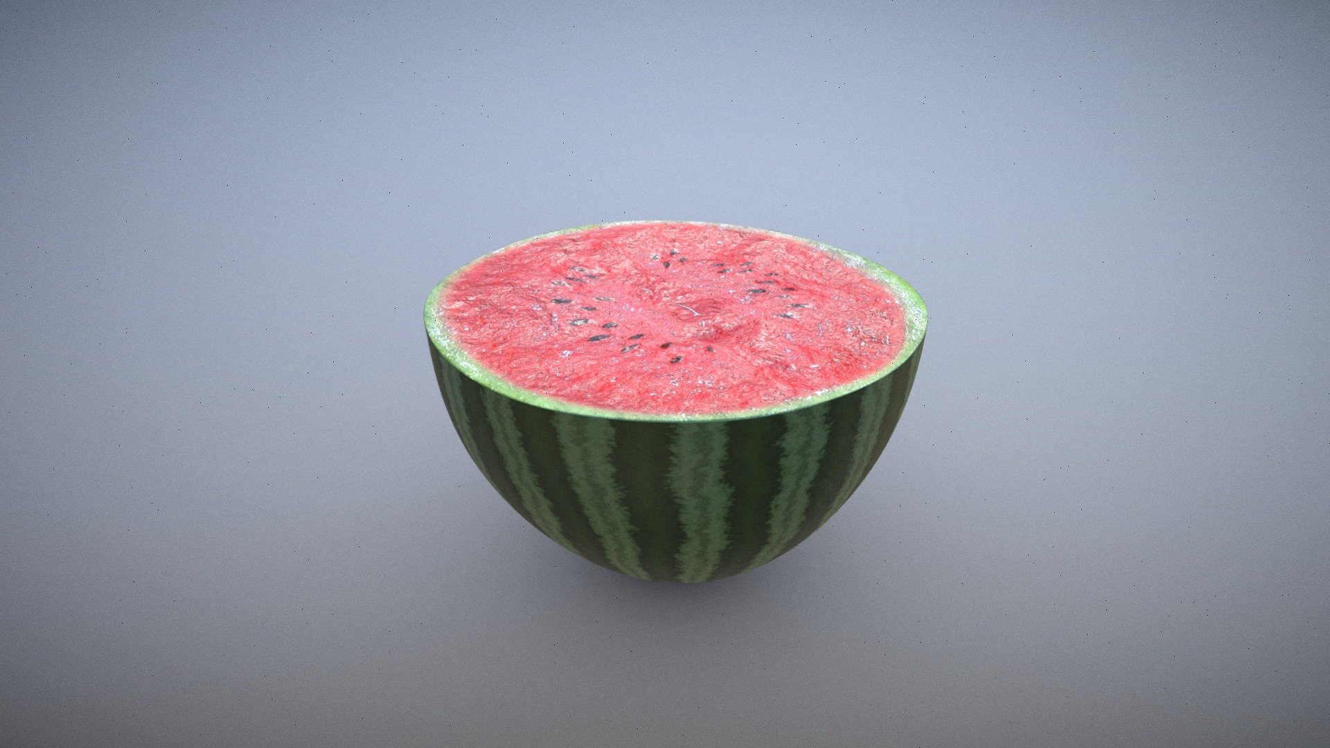 Half Juicy Watermelon - 3D model by Ottto3d (@Otton3ds) [4b6b286 ...