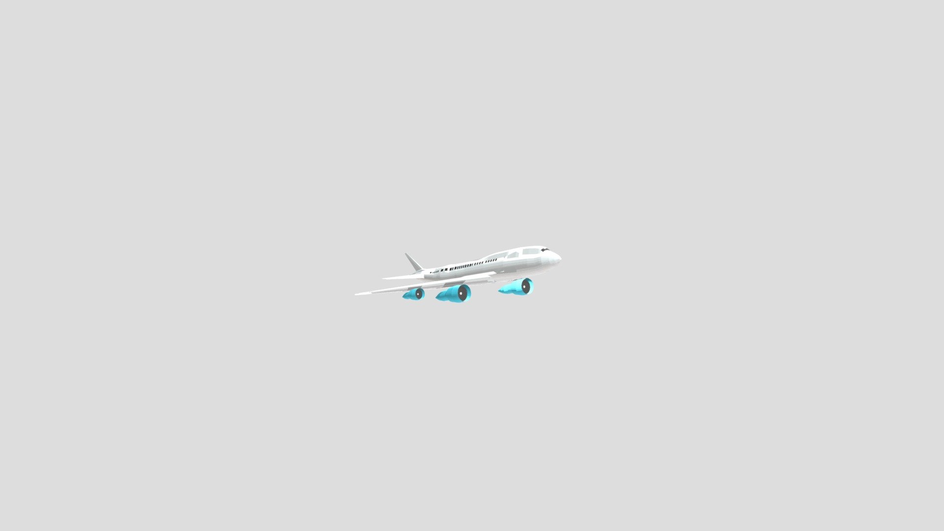 Plane 3d Model By Asheeee [4b6e101] Sketchfab
