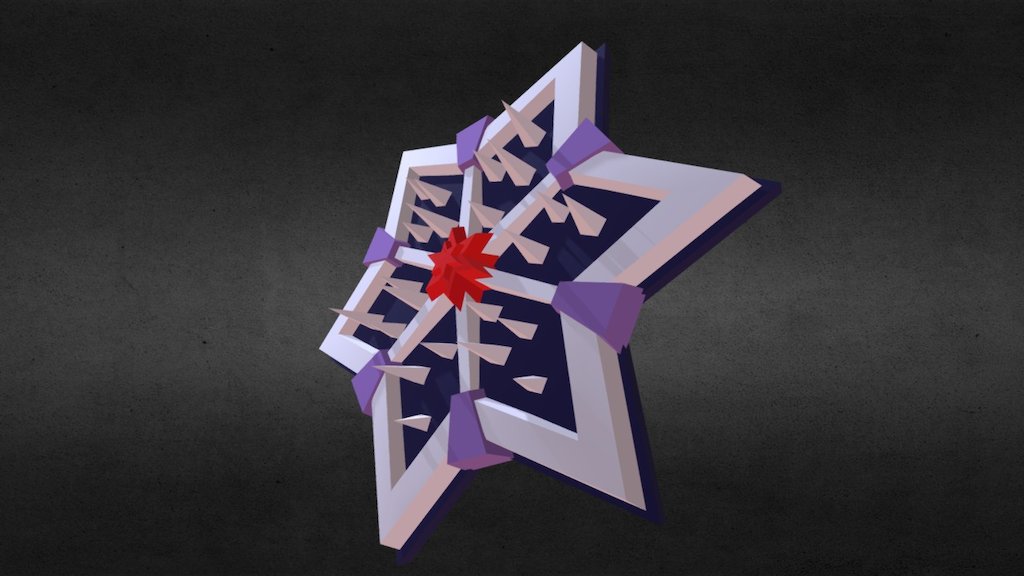 Star Shield - Download Free 3D model by CKJoey [4b6e28b] - Sketchfab