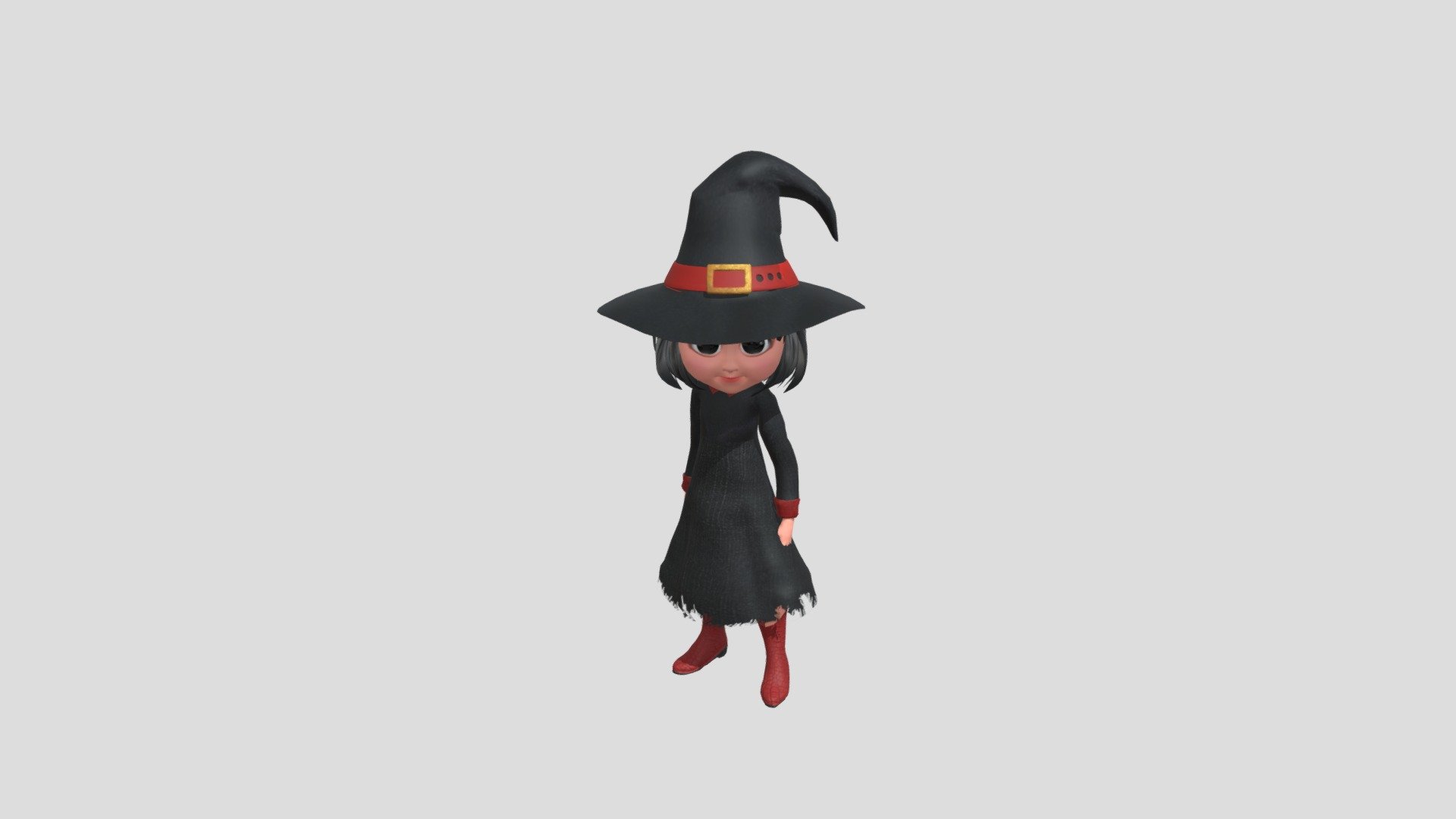 Keka, The Mischievous Little Witch - 3D model by CMDesing [4b6efbb ...