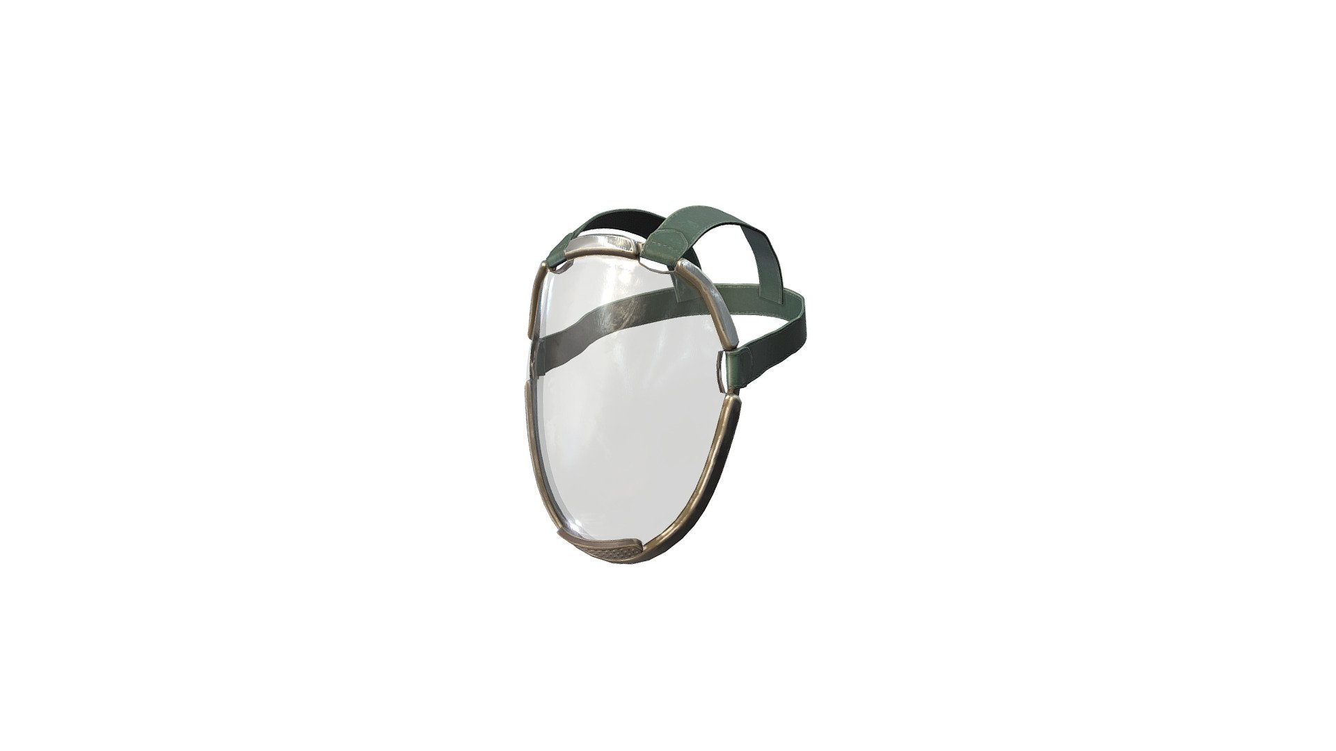 Futuristic Sci-fi Glass Face Mask - Buy Royalty Free 3D model by 3dia ...