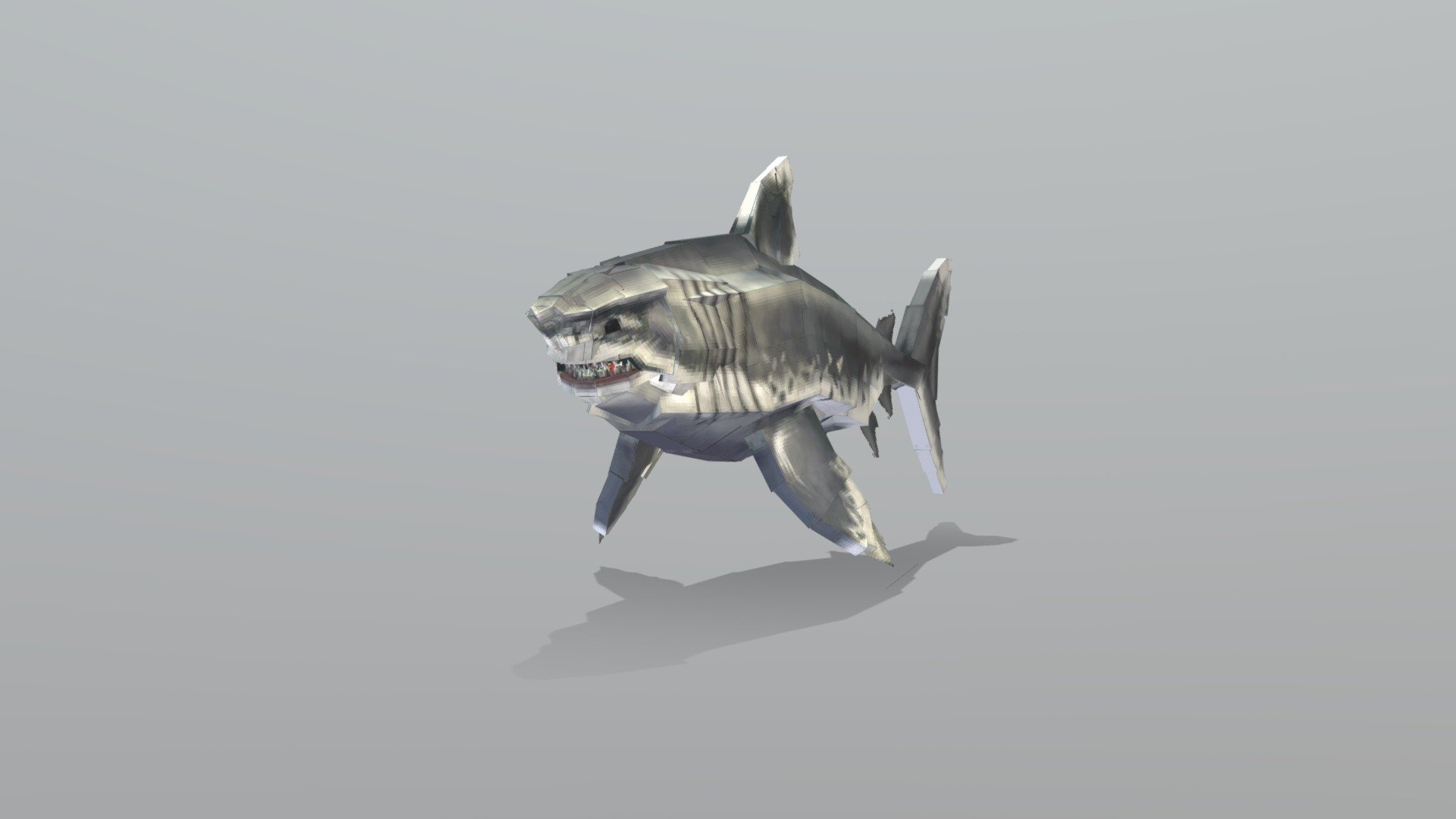 Shark minecraft blockbench commission - 3D model by Pelican (@pelican18 ...