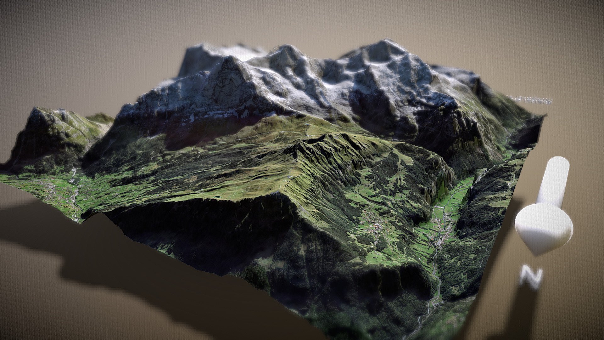 Jungfrau, Eiger - Buy Royalty Free 3D model by Xavier Fischer ...