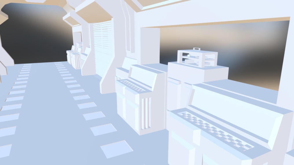 Space Hall - 3D model by Christian-Gomez [4b70c81] - Sketchfab