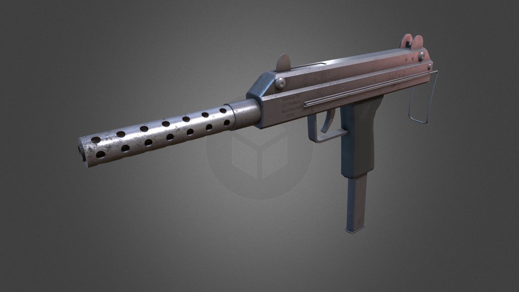 Submachine gun - A 3D model collection by Habsh - Sketchfab