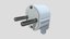 power plug (european) - Download Free 3D model by ChoboiAssets ...