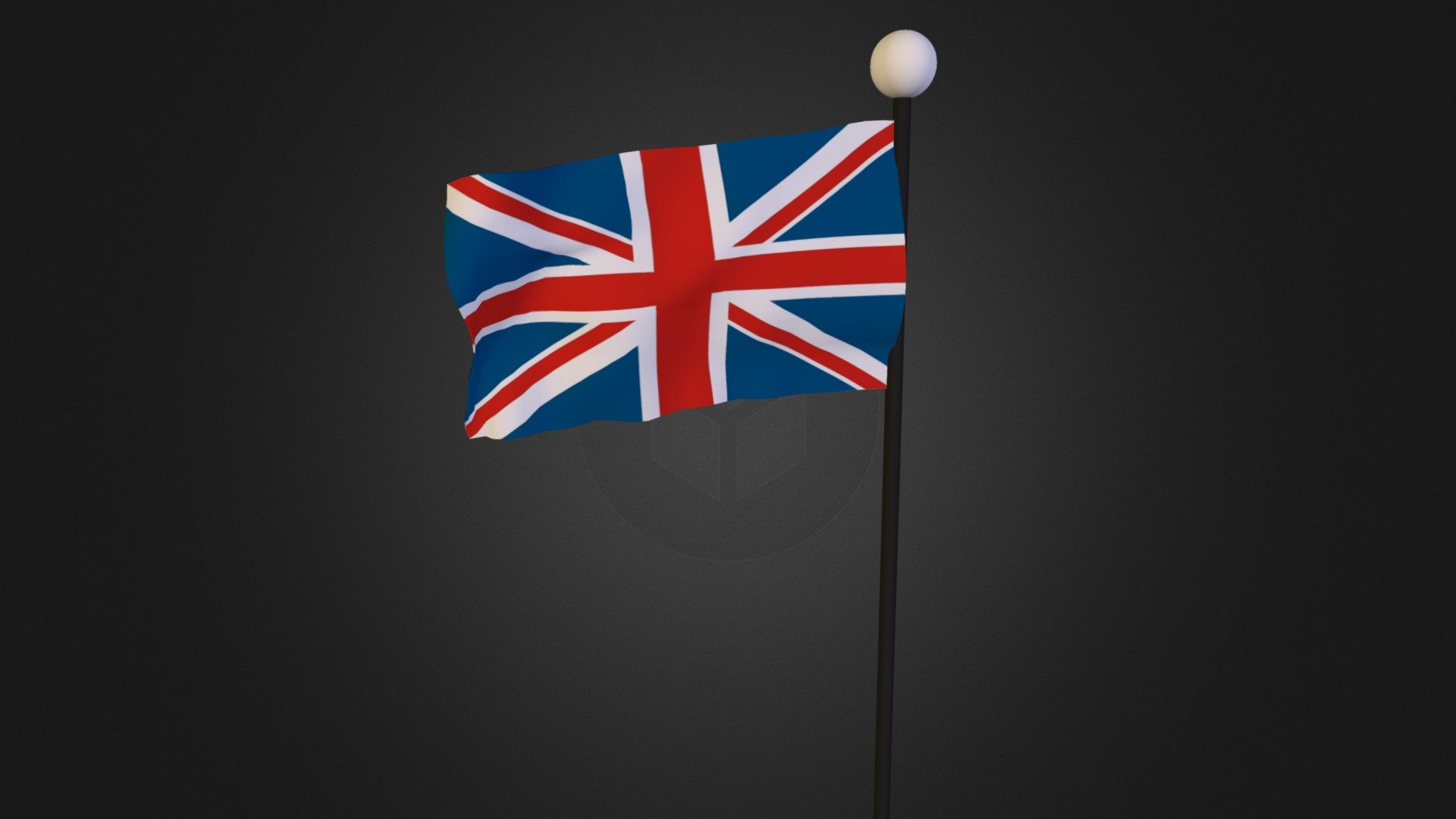 UK flag - 3D model by stockcg [4b78427] - Sketchfab