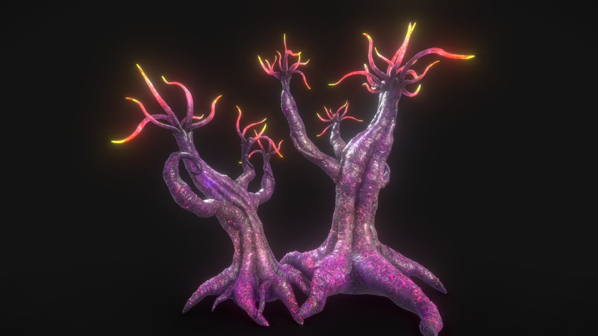 Alien Fantasy Ocean Plant - Anemone Tree - Buy Royalty Free 3D model by ...