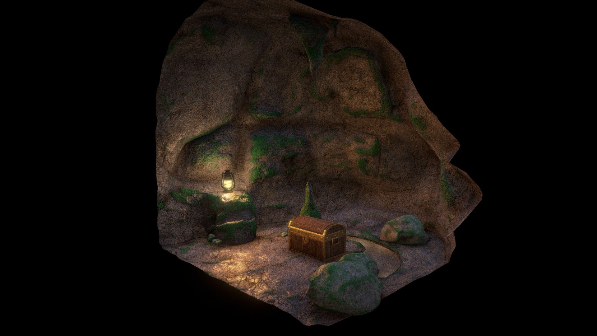 Hidden Treasure - 3D model by an Arzour (@an_arzour) [4b79f6b] - Sketchfab