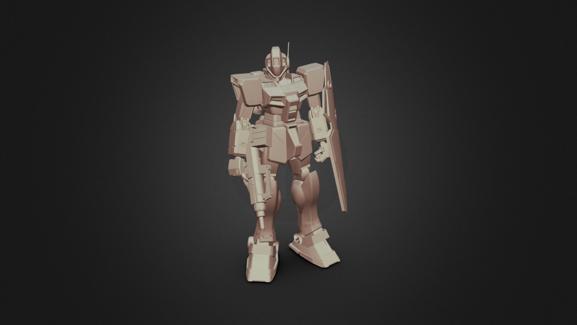 RGM-79G GM Command colony type - 3D model by Ryan Hill (@RyanHill3D) [4b7ba02] - Sketchfab