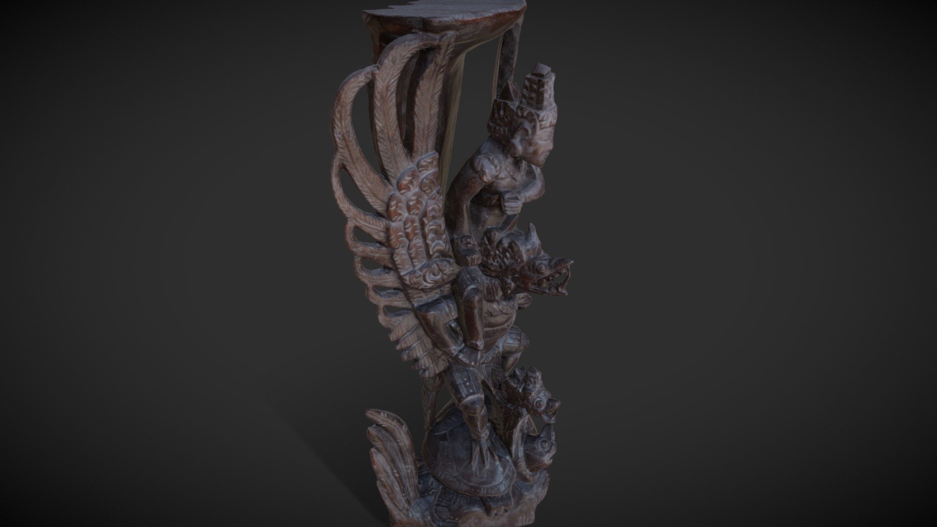 Vishnu and Garuda (v.2) - Download Free 3D model by Piotr Lezanski ...