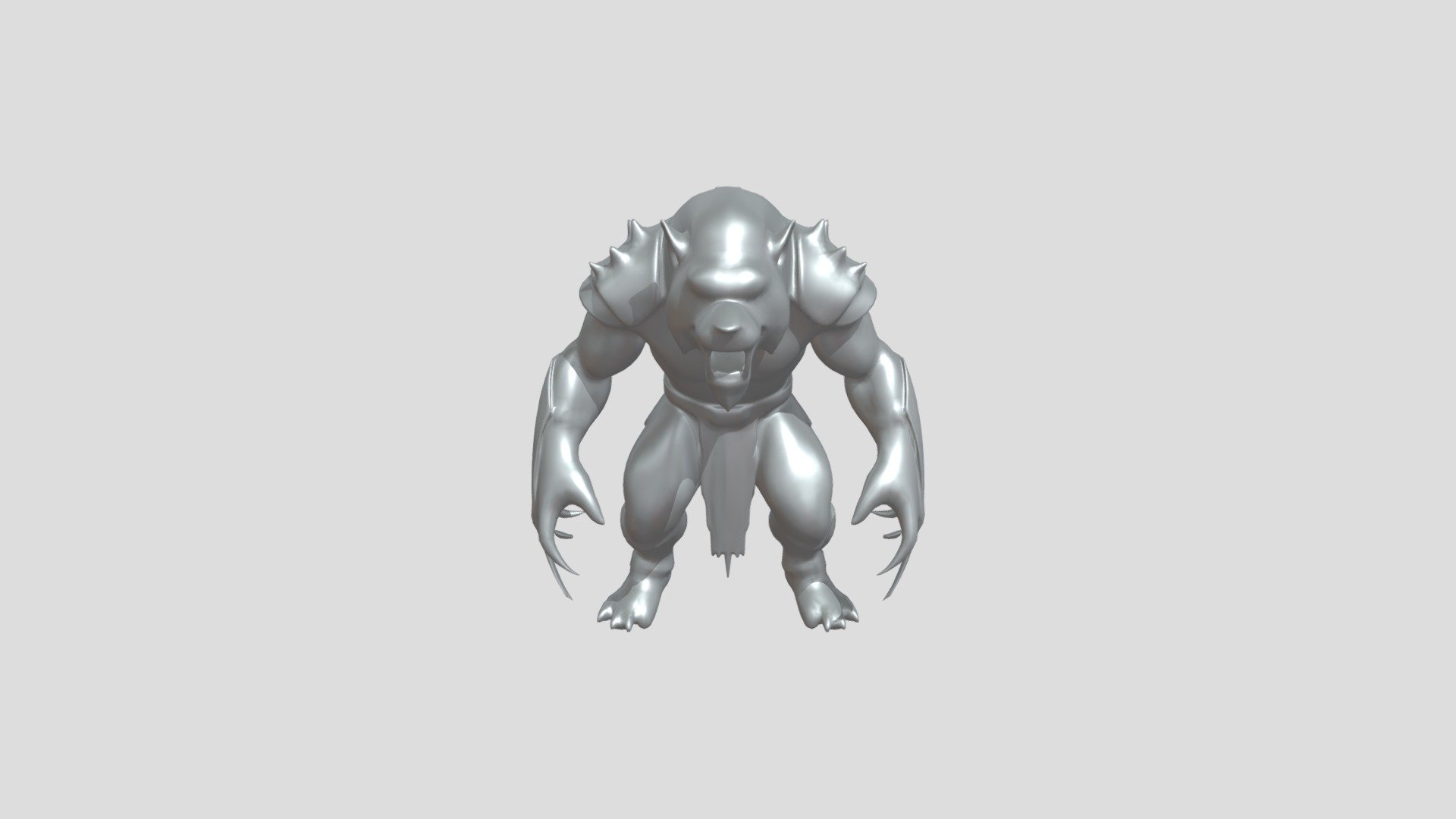 werewolf in armor - 3D model by 123321321dsaadsdas [4b80229] - Sketchfab