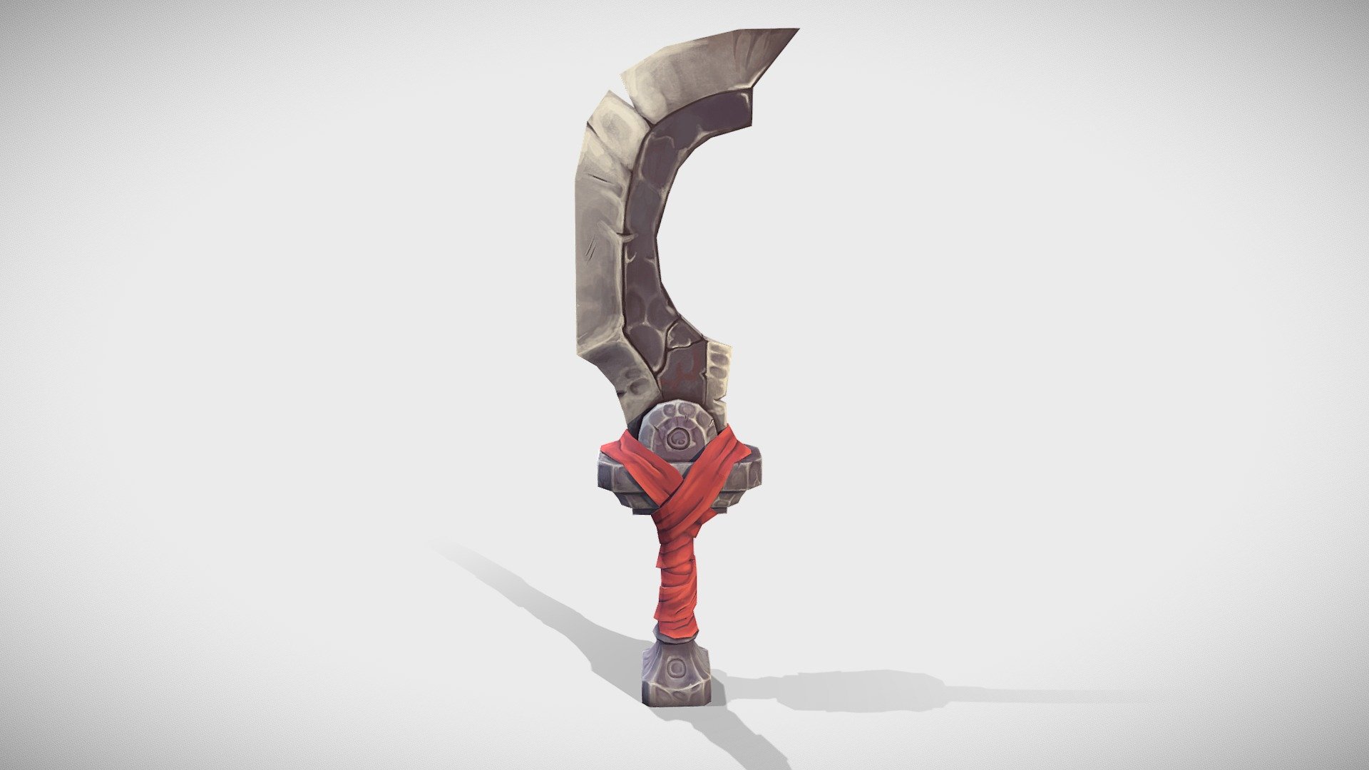 Hand painted sword - 3D model by Teganroxburgh [4b810aa] - Sketchfab