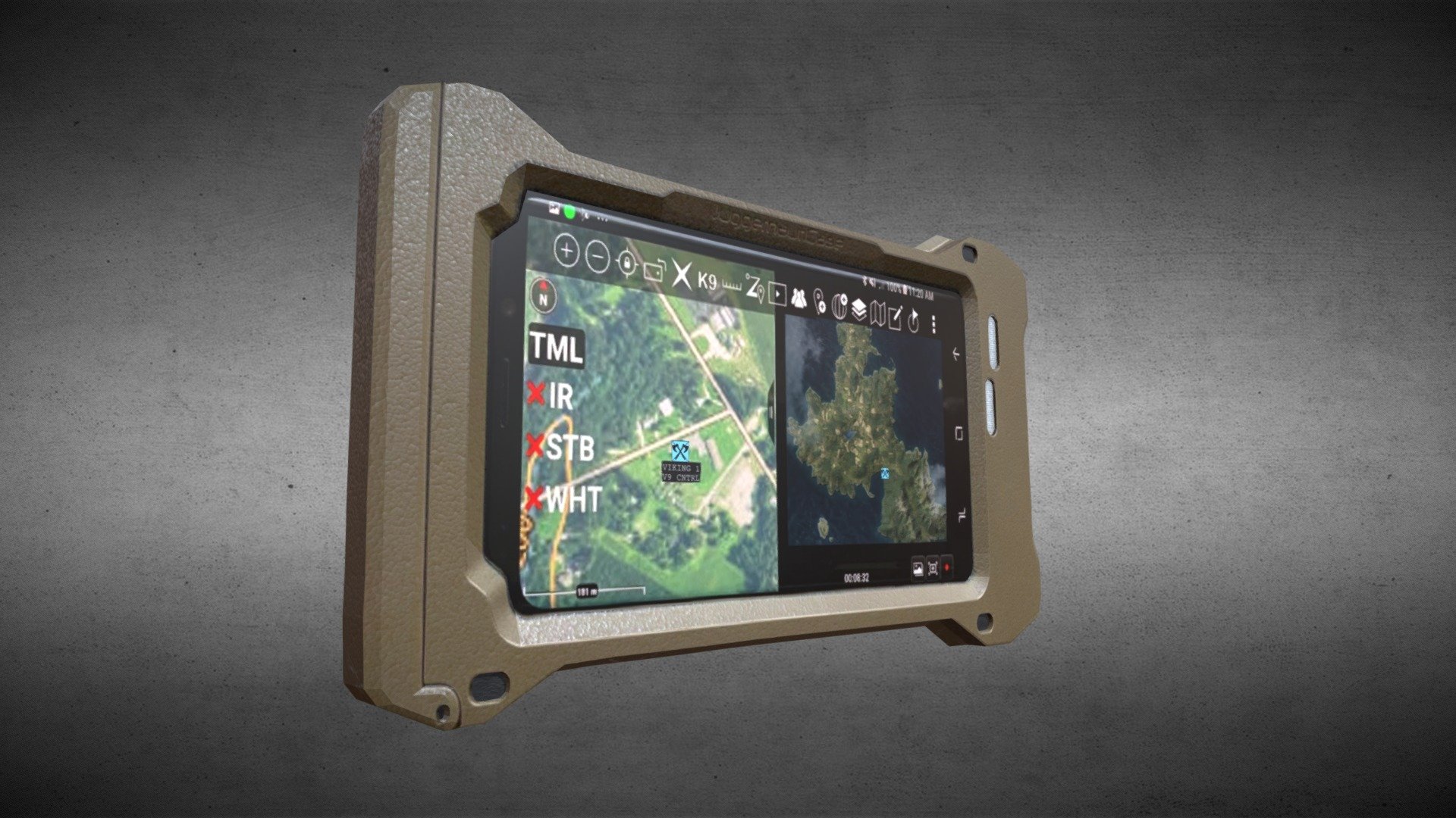 ATAK Tablet - Military GPS Tablet - 3D model by NomadActual [4b81e0b ...