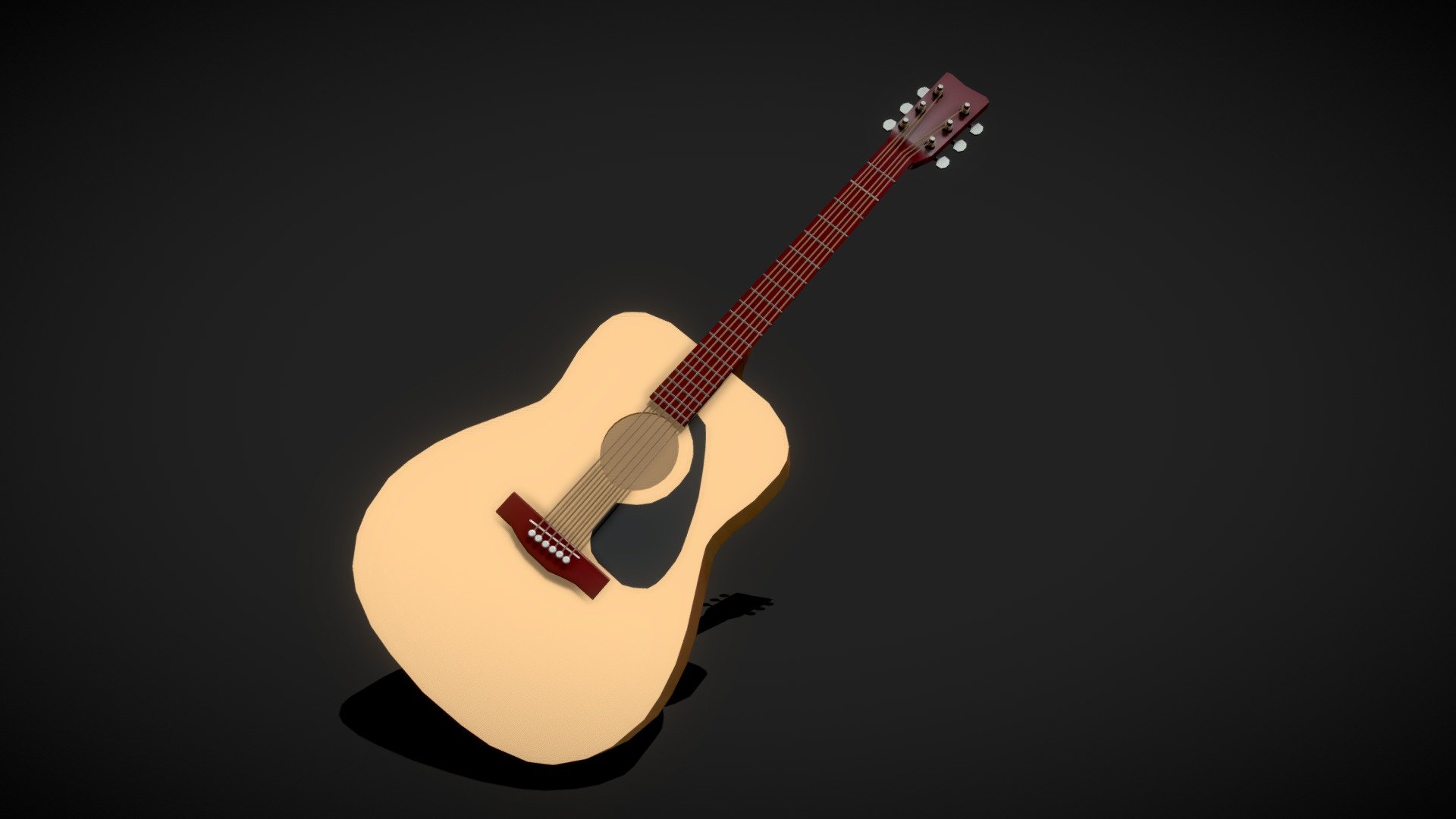 Geetar - 3D model by lesliej6411 [4b81e3e] - Sketchfab