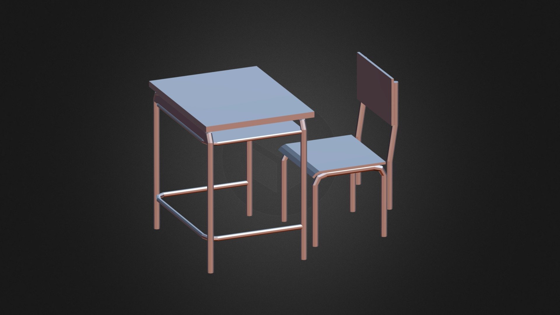cizycdgcbz7k-SchoolChair (1) - 3D model by tommayer [4b8244d] - Sketchfab