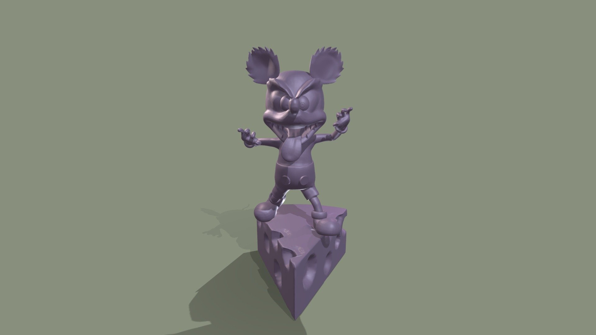 Gluttonous Mickey - 3D model by godway [4b82ca7] - Sketchfab