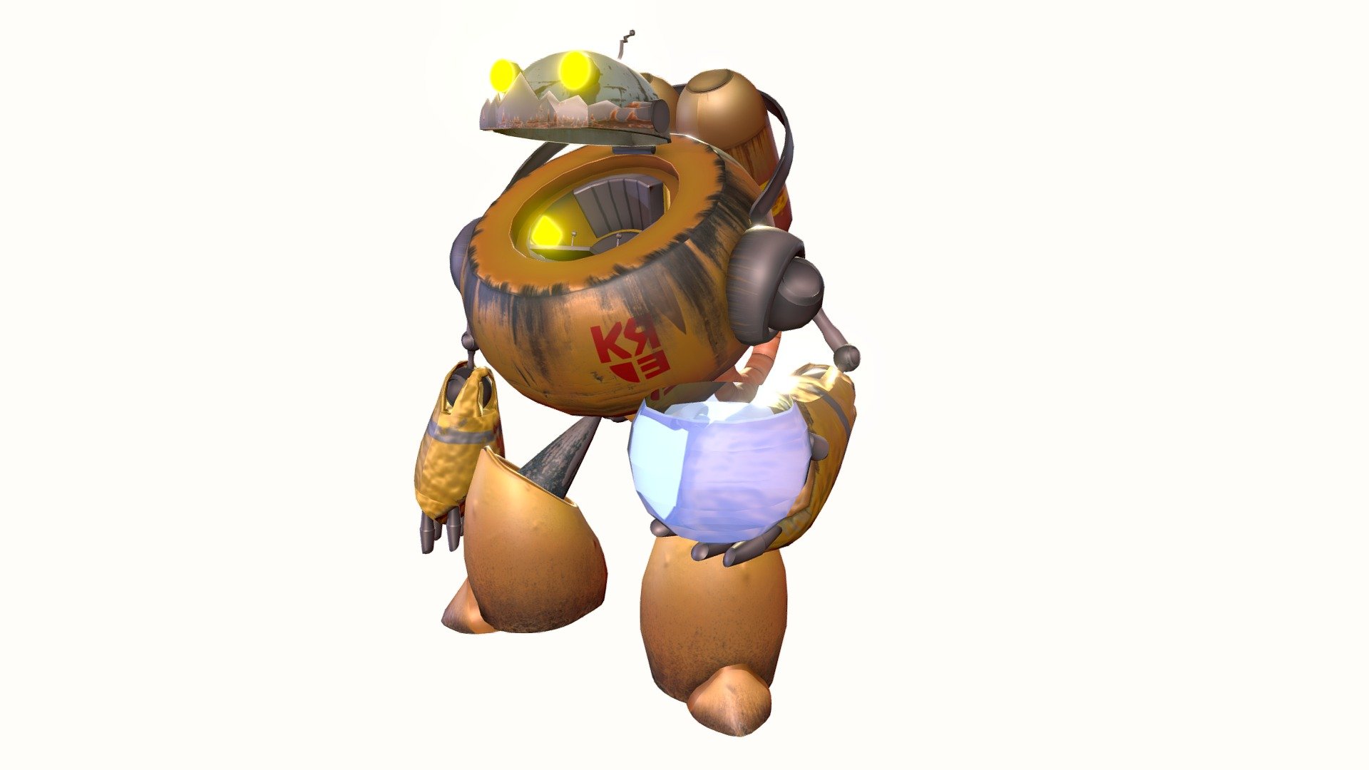 Semi - Organic Robot CA2 - 3D model by IffaNabilahKT [4b842c9] - Sketchfab