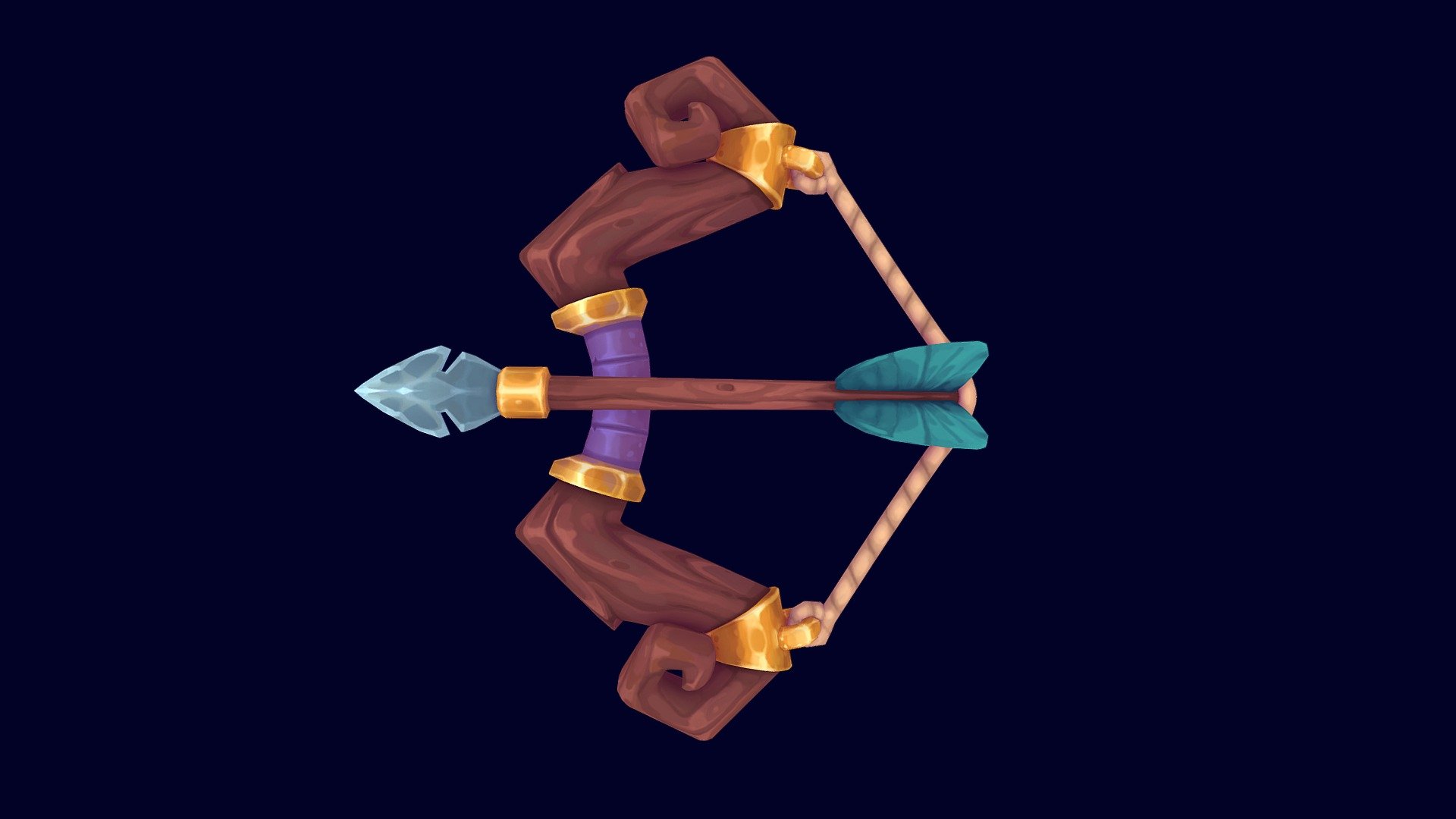Fantasy bow prop - 3D model by Klamante (@Klaudia.Manteufel) [4b88945 ...