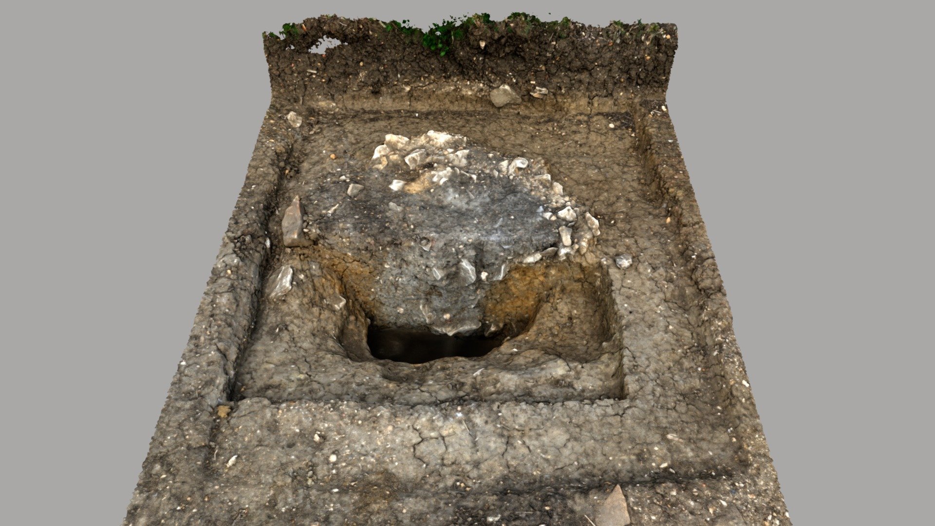 Smokedown Roman Villa SW Oxfordshire Post Pit - 3D model by Richard ...