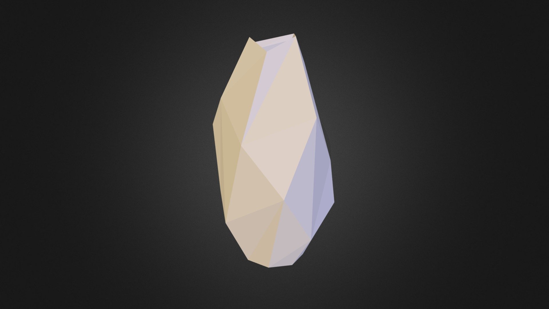 Faceted Vase - 3D model by 3dindustries [4b8a990] - Sketchfab
