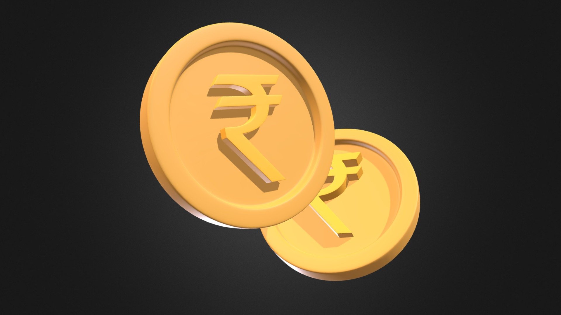Indian Rupee - Download Free 3D model by arogeek [4b8b01f] - Sketchfab