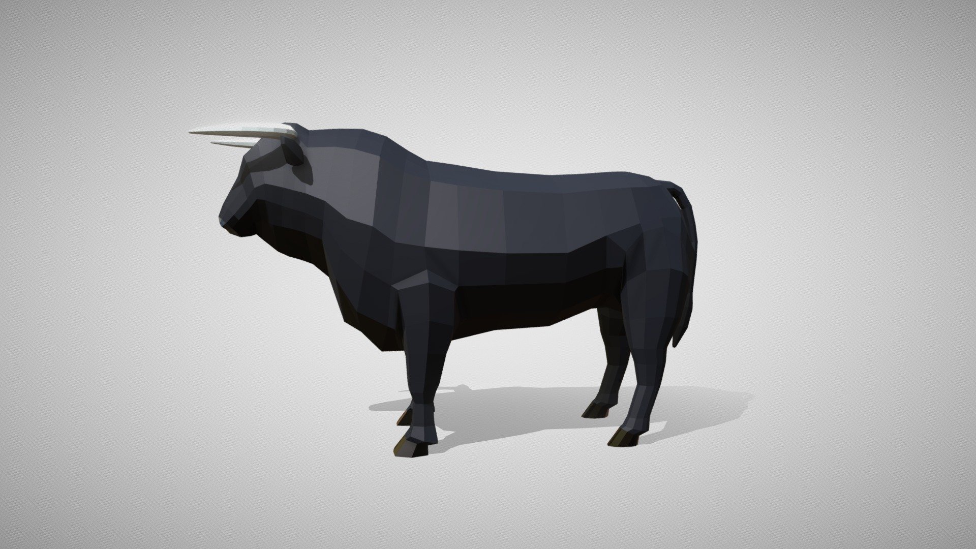 Bull - 3D model by Ekaterina (@kattynote) [4b8b7b1] - Sketchfab