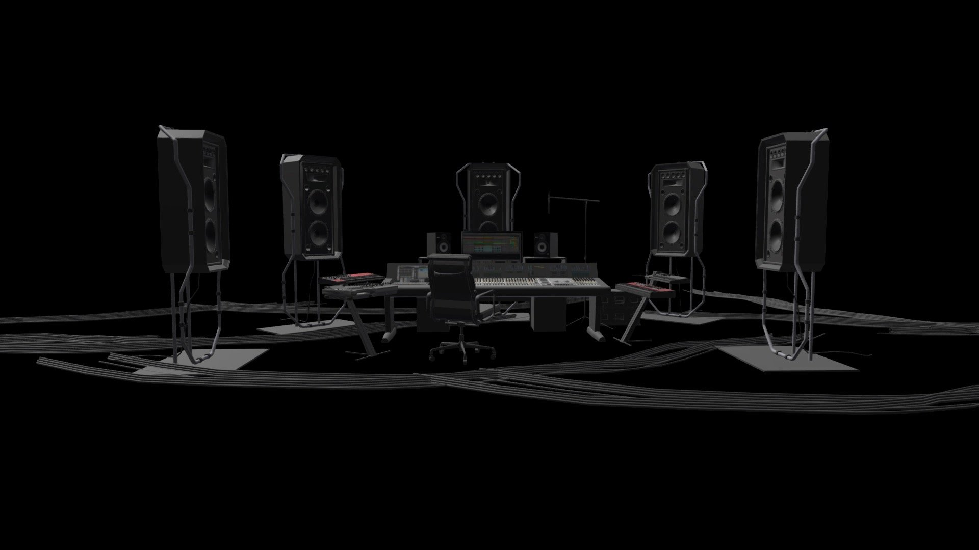 music scense - 3D model by CaioAlmeida [4b8cbd5] - Sketchfab