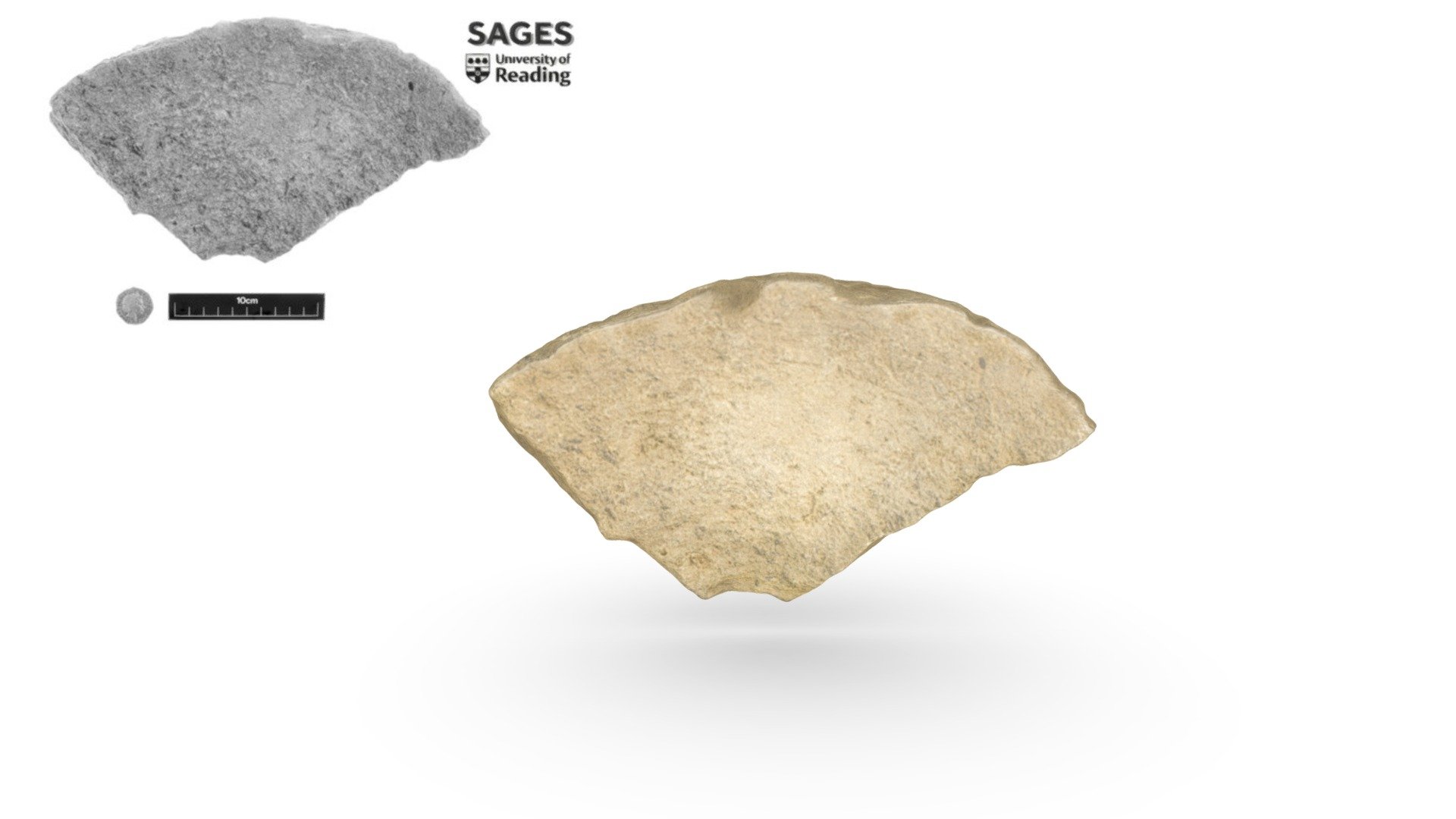 Upper Stone Roman Rotary Quern - 3D model by University of Reading ...