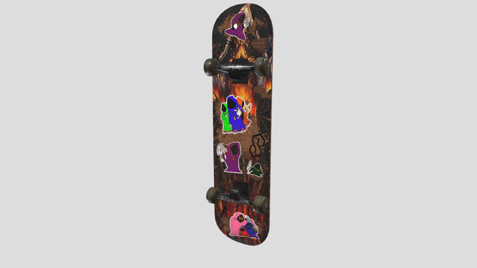 Wizard Skateboard - 3D model by dartstheguardian [4b95791] - Sketchfab