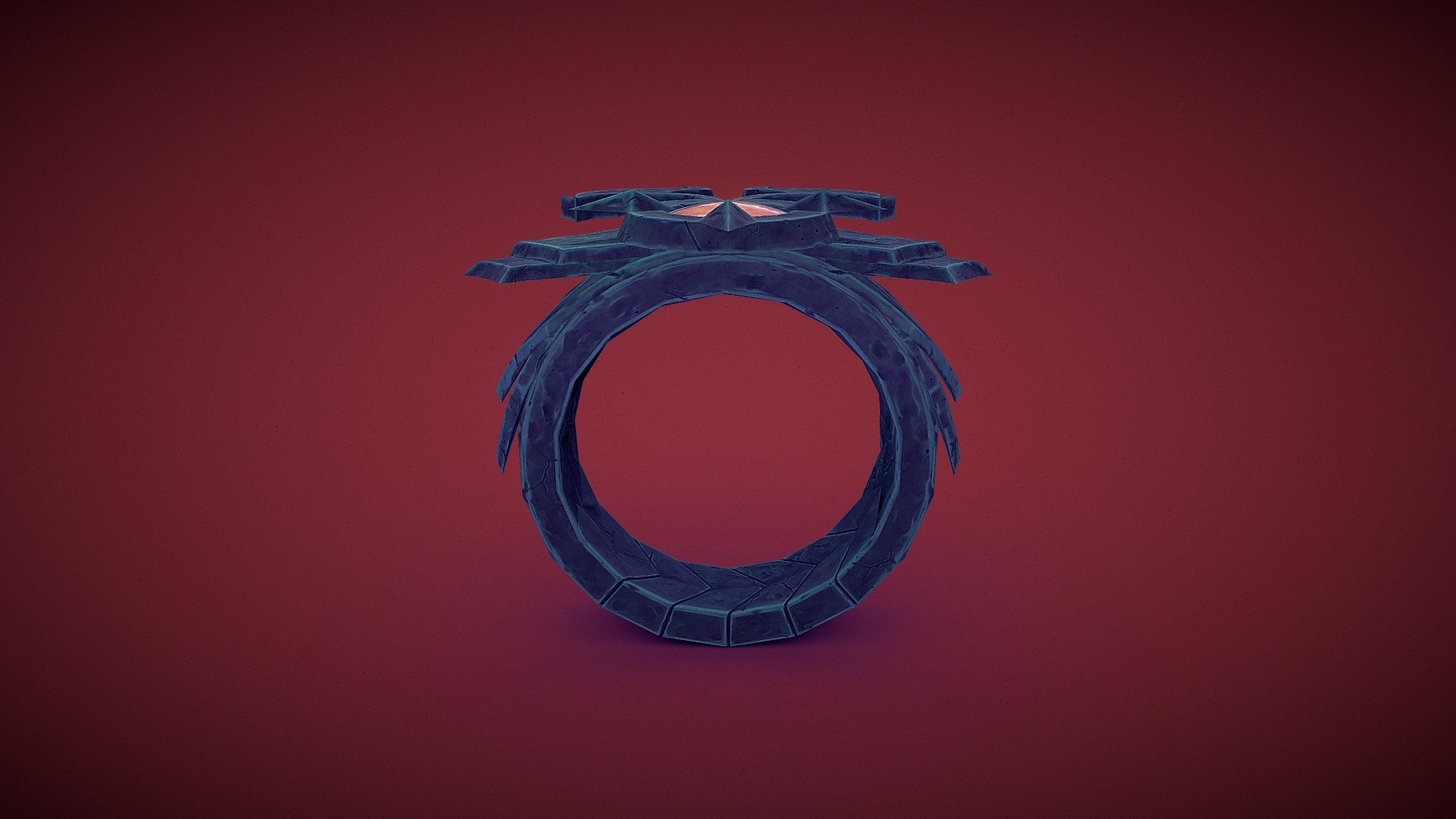 Stylized ring - 3D model by Markcelo95 [4b95953] - Sketchfab