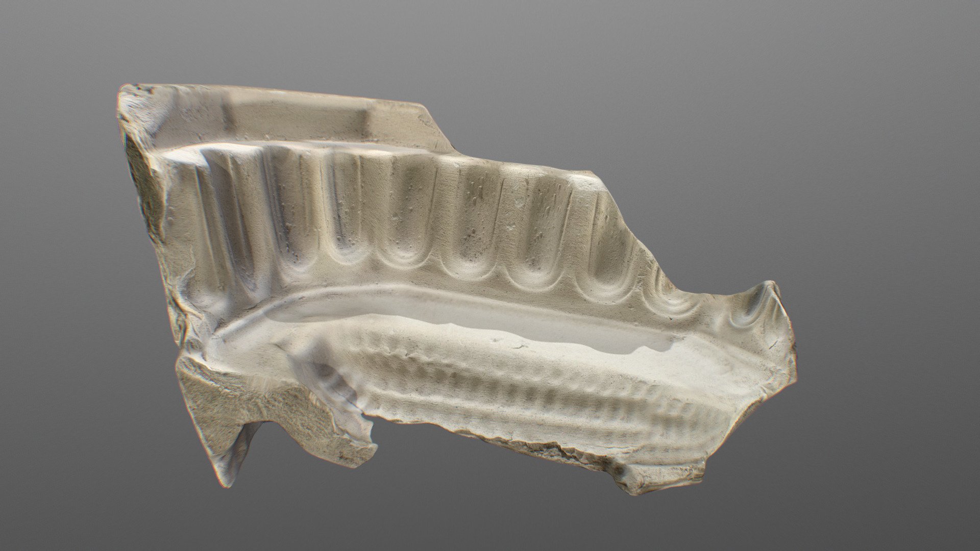 Yellow Ware Corn Mold - 3D model by diggingi95 [4b97ac7] - Sketchfab