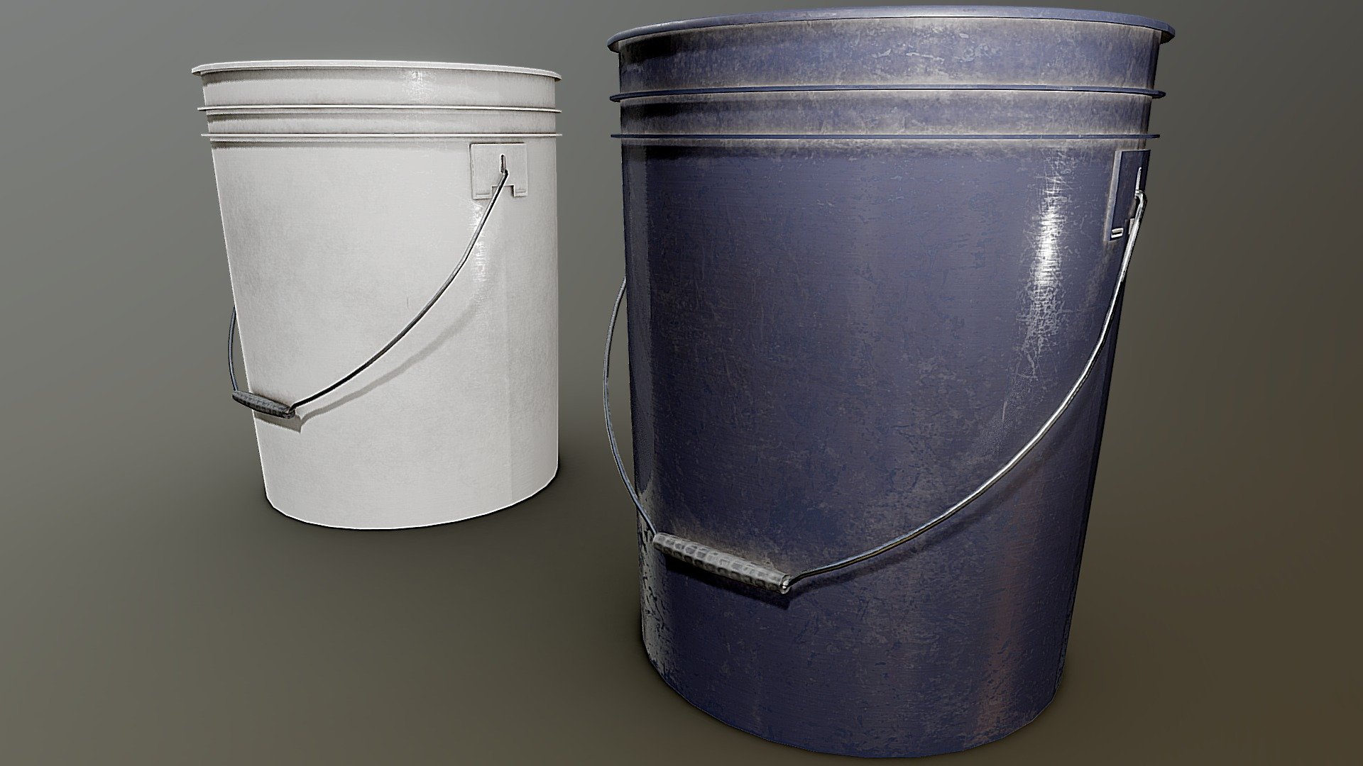Plastic Buckets - Buy Royalty Free 3D model by AidanWatts3D ...
