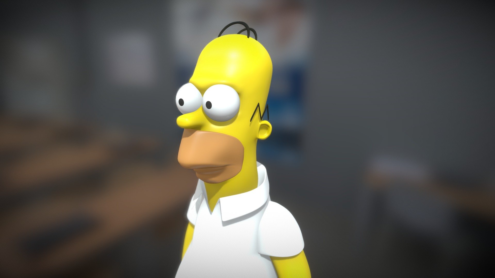 HOMER SIMPSONS FREE! - Download Free 3D model by Felipe.Sanches.Alves ...