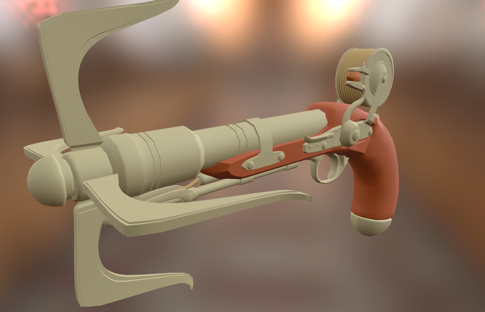 Grapling Gun Color - 3D model by Brad (@bradlybob) [4b9e0a6] - Sketchfab