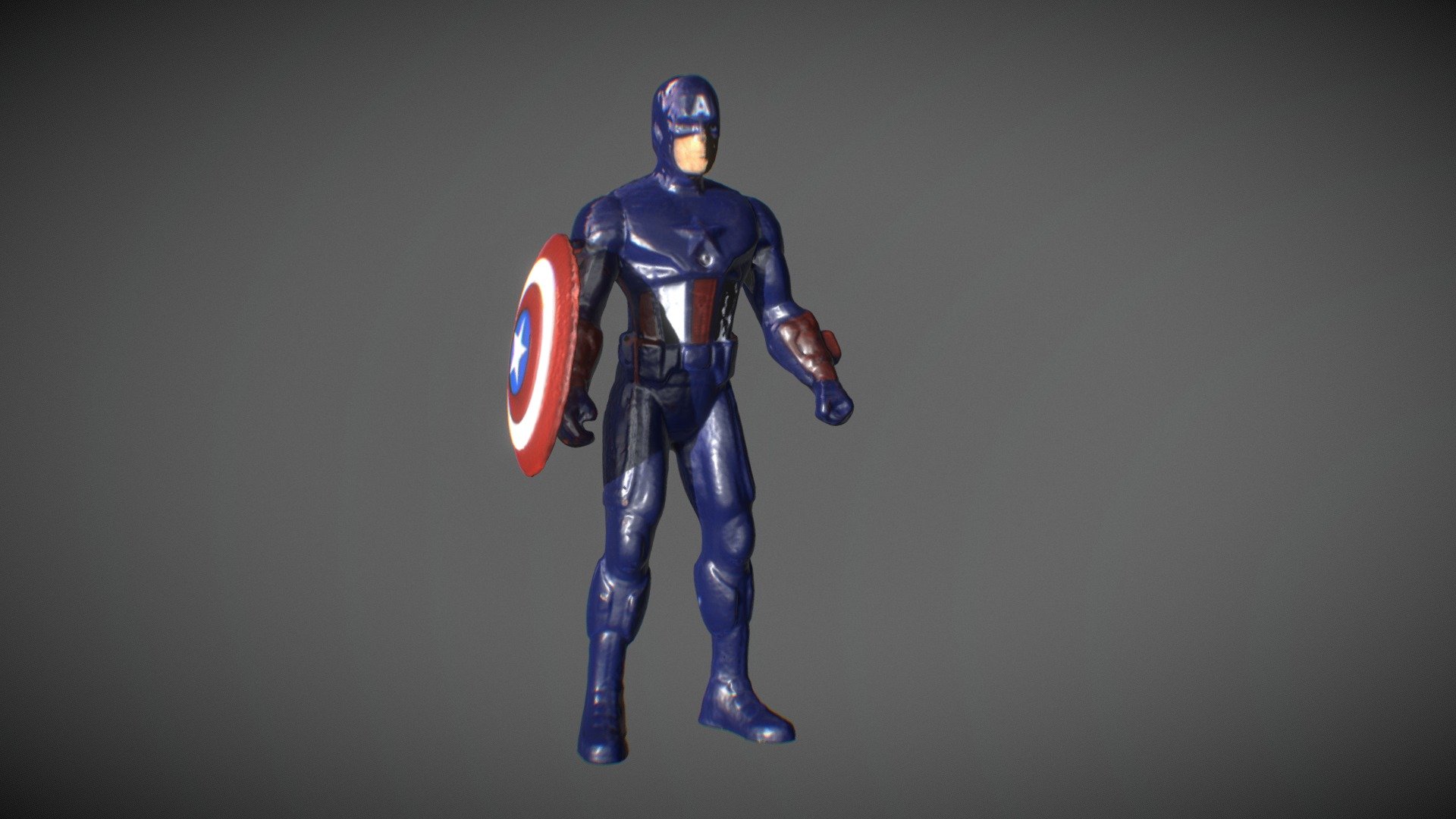 Captain America - 3D model by ADrealtime [4b9e5cb] - Sketchfab
