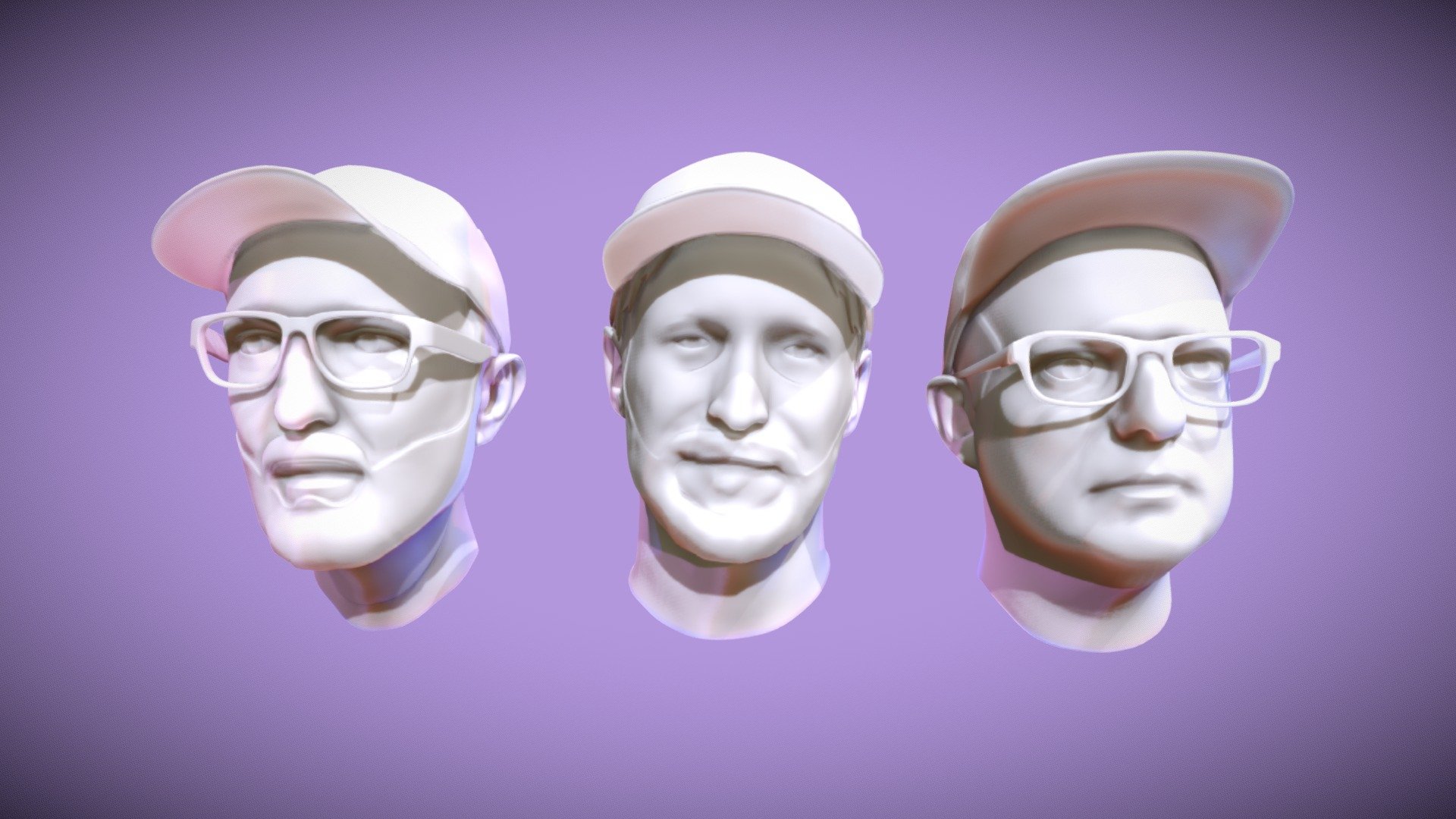 Me and my friends - 3D model by 3dbrunno [4b9f4ed] - Sketchfab