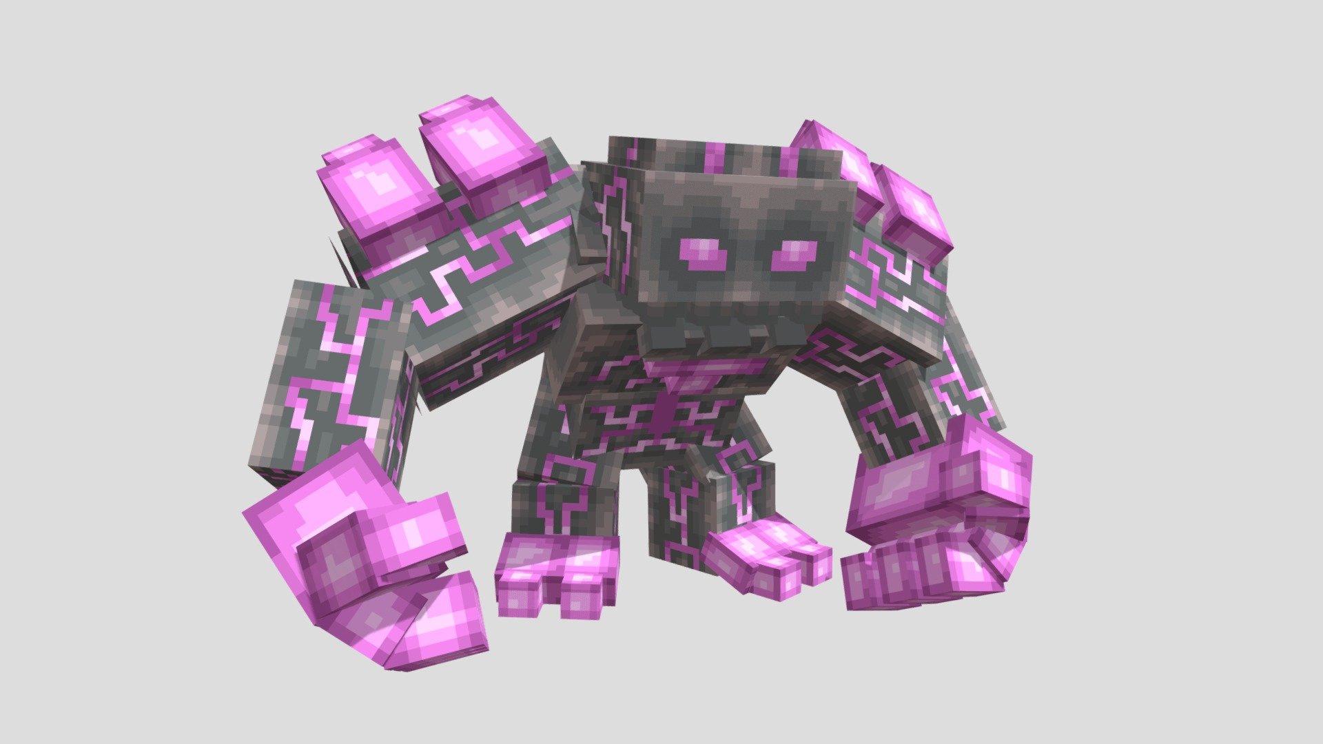 Golem summon :: minecraft - 3D model by Gama05 [4ba57f5] - Sketchfab