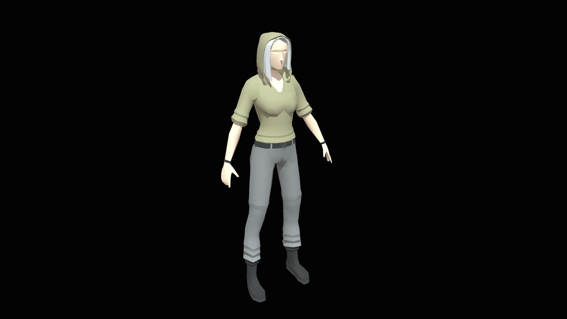 Low-Poly Hacker - Download Free 3D model by Roman (@romensf) [4ba81e1 ...