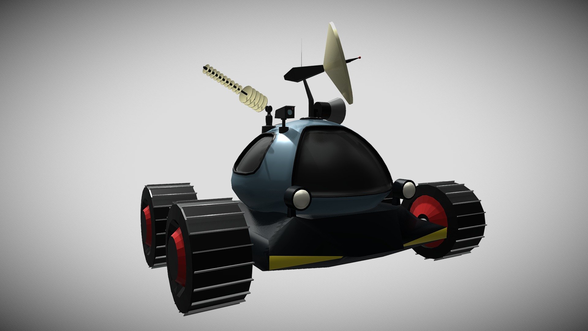low poly moon rover - Buy Royalty Free 3D model by 7ka (@Verasavy ...