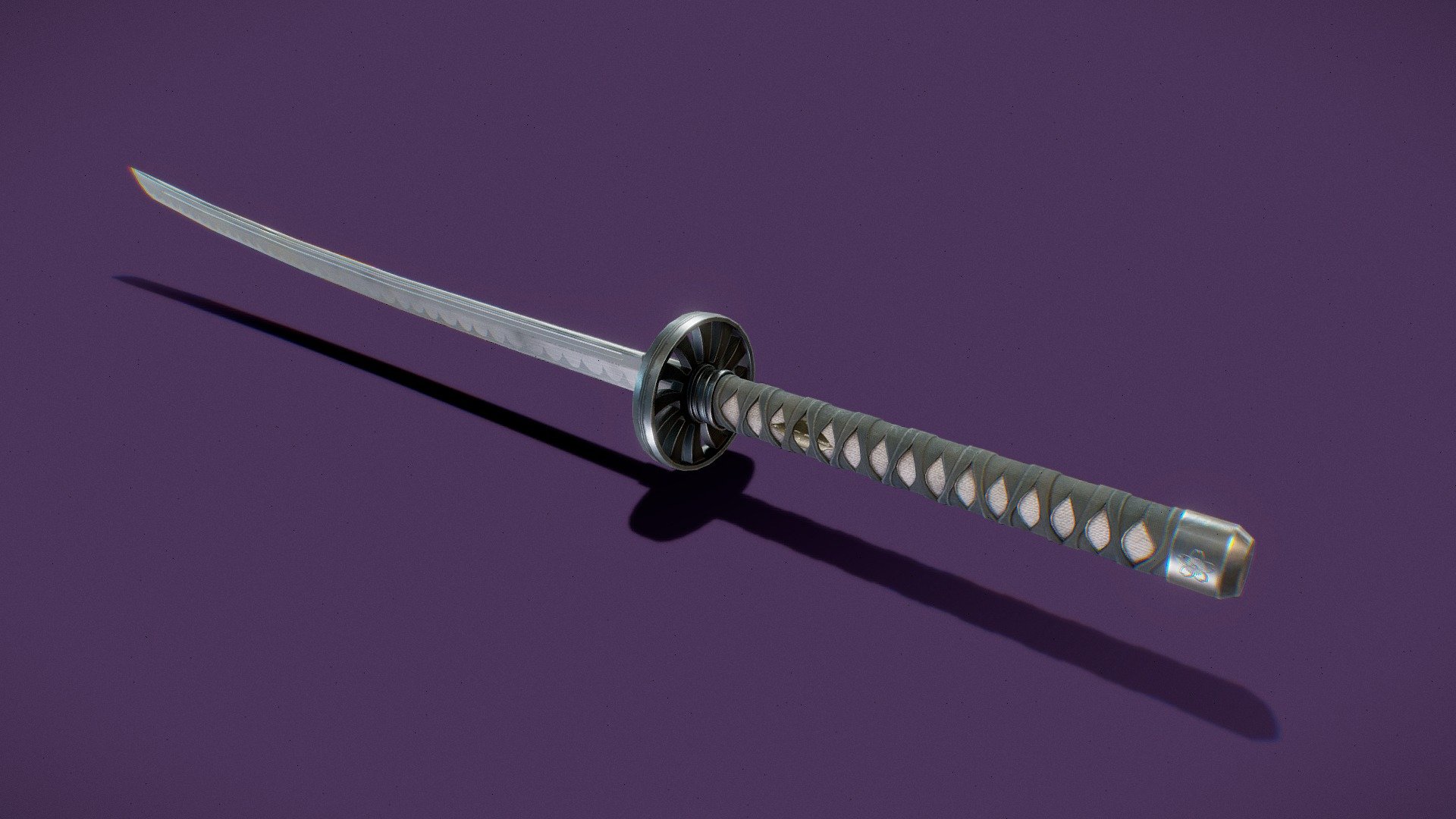 Samurai Katana – Realistic / PBR / Game Ready - 3D model by ...