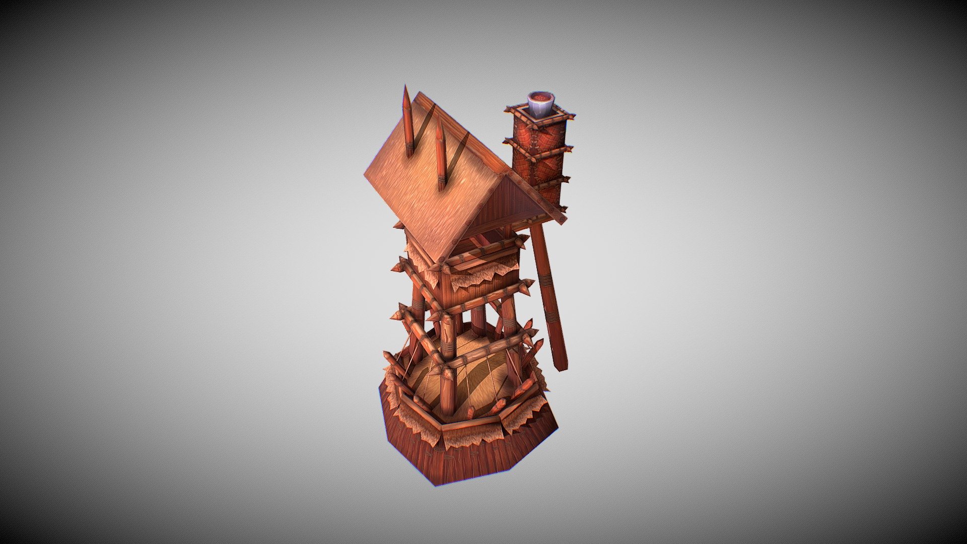 Tower - 3D model by Burgomistr [4baa2aa] - Sketchfab