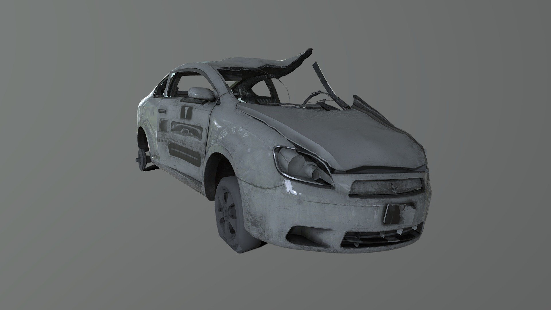Scion-tc поломанный - Download Free 3D model by mamont nikita ...