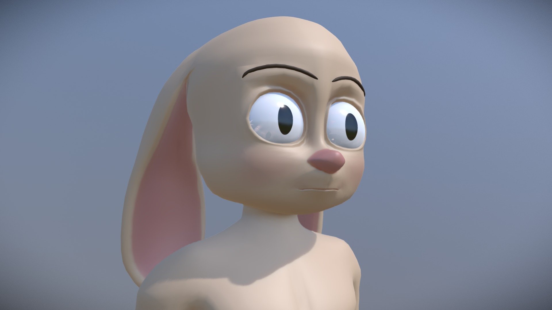 Perry the Rabbit (Version 01, Reference) - 3D model by Garry (@Garry3D ...