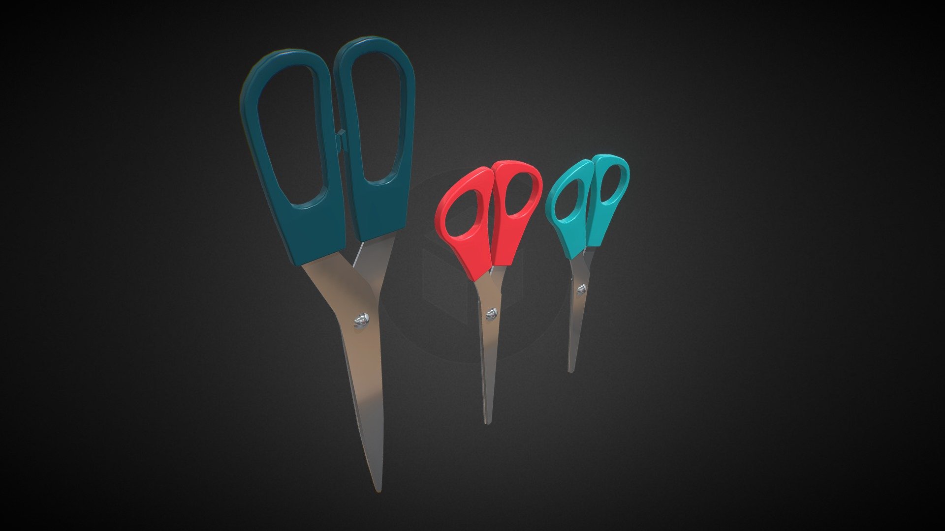 Scissors Pack - Download Free 3D model by JungleBird [4bb2a44] - Sketchfab