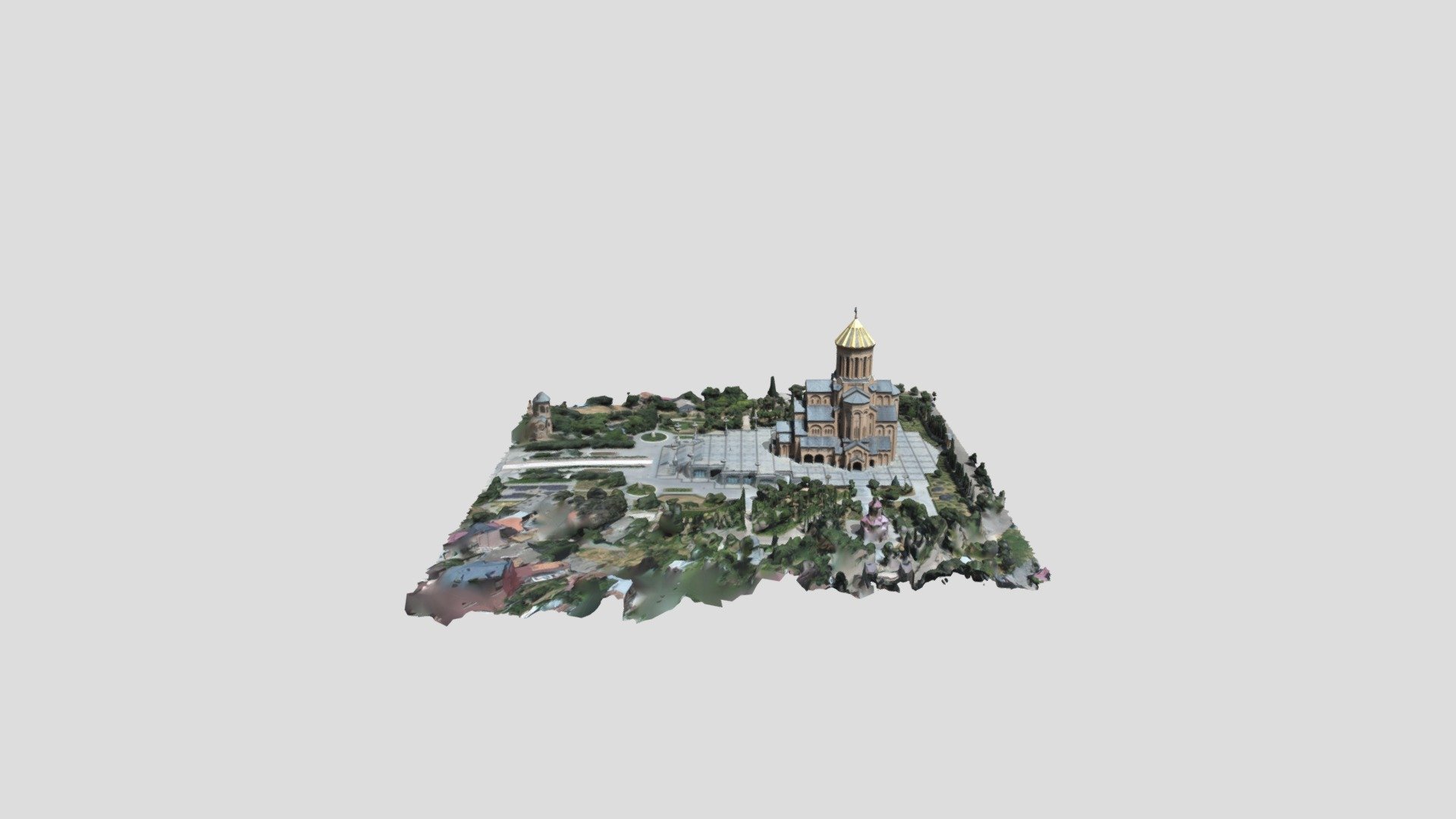 Holy Trinity Cathedral of Tbilisi - Download Free 3D model by Глеб ...