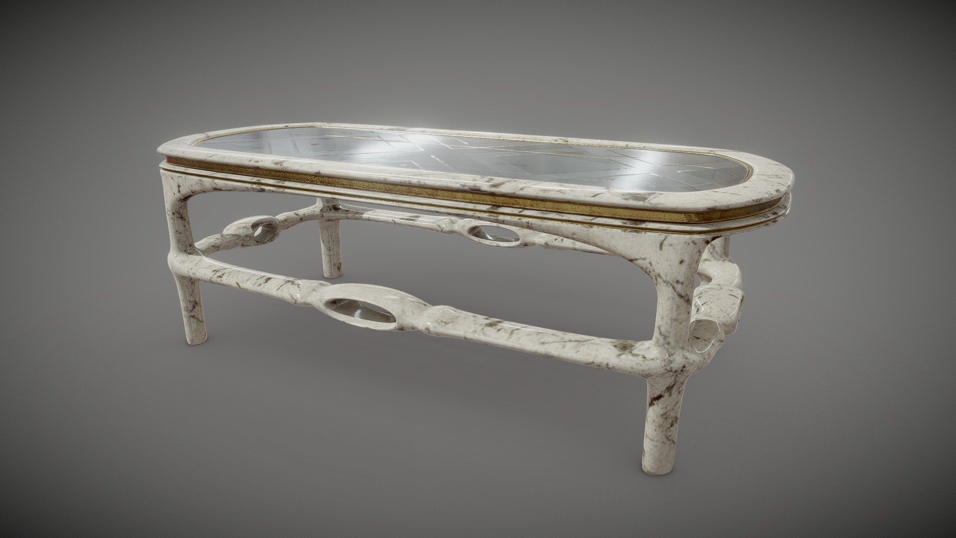 Fancy Marble Coffee Table - Download Free 3D model by dylanheyes ...